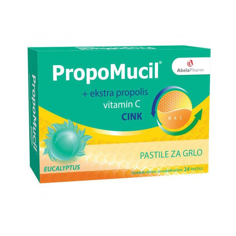 PropoMucil Eukaliptus pastile A 24