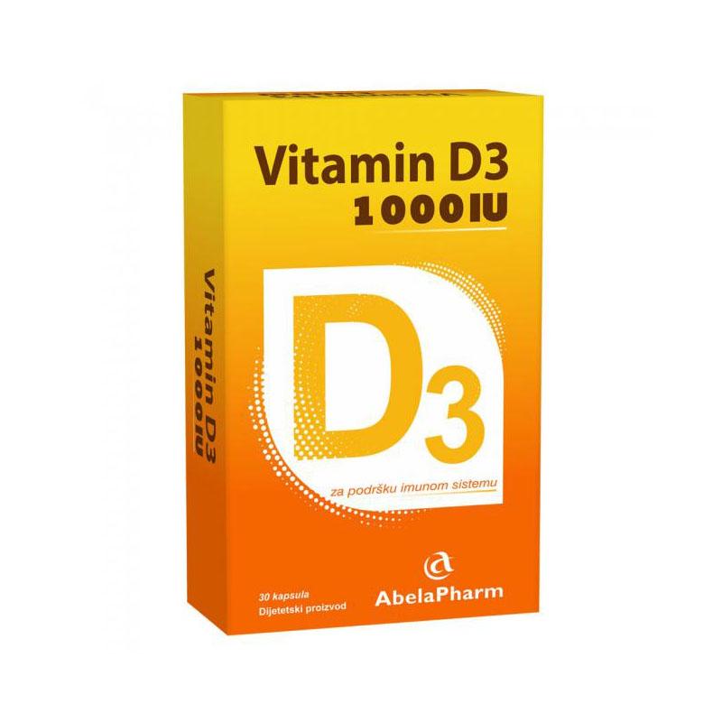 Vitamin D3 1000 IJ kapsule A 30