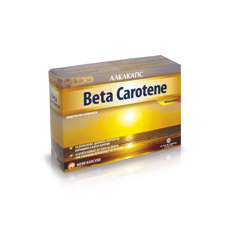 Alkakaps beta carotene 6,67mg kapsule A 90