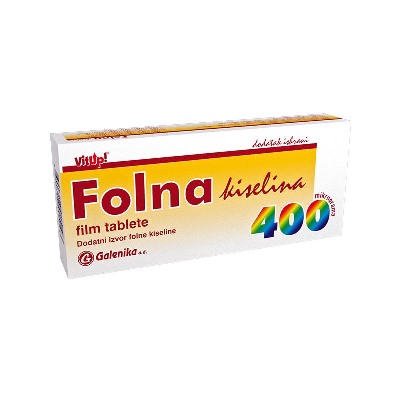 Vitup Folna kiselina 400μg 30 tableta