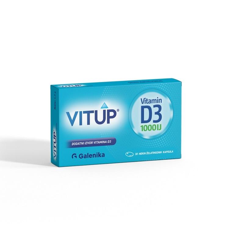 Vitup D3 1000 i.j. kapsule A 30