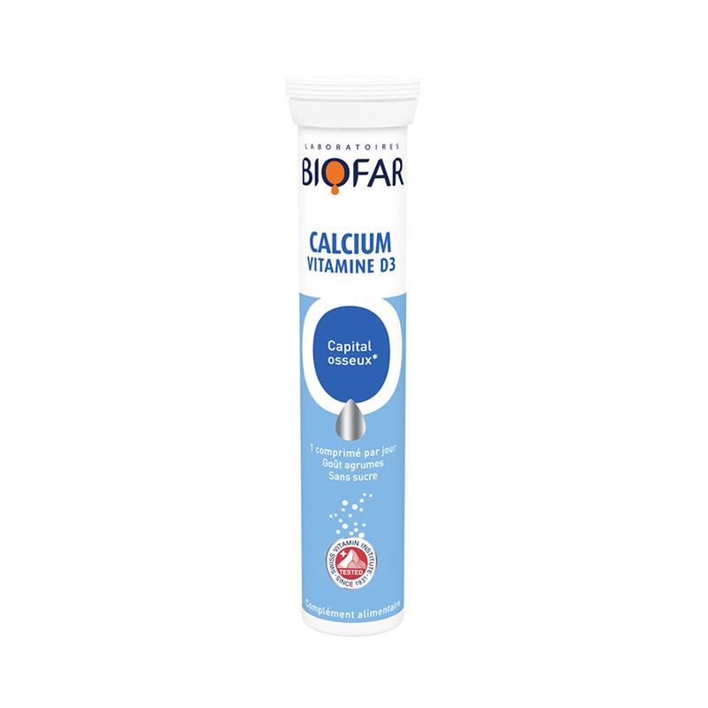 Kalcijum vitamin D3 Biofar, šumeće tablete A 20
