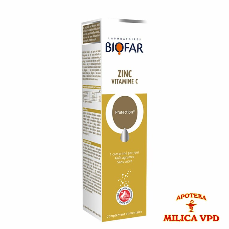 Cink Vitamin C Biofar šumeće tablete A 20