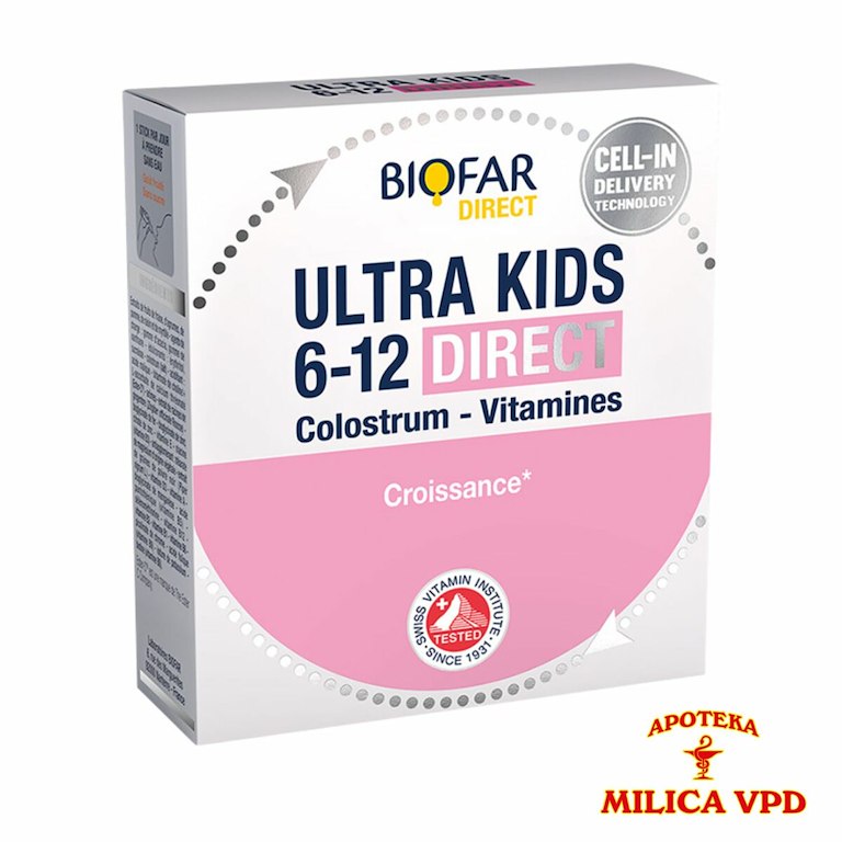 Ultra Kids 6-12 Direkt Biofar, 14 kesica