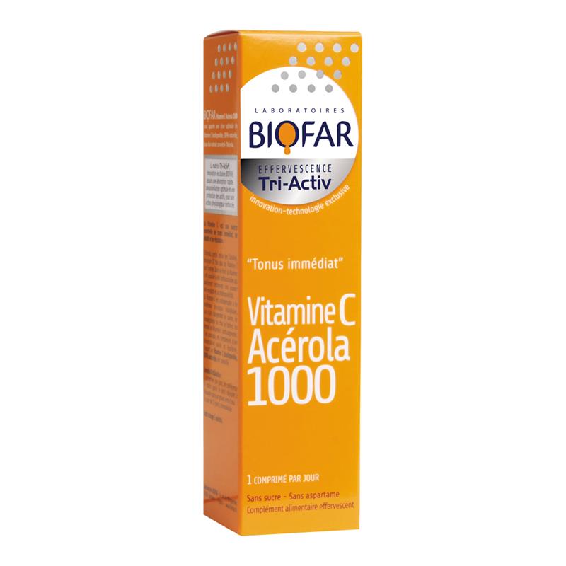 Vitamin C Acerola 1000 Biofar šumeće tablete A 15