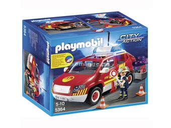 Playmobil City Action - Vatrogasci: Šef i vozilo
