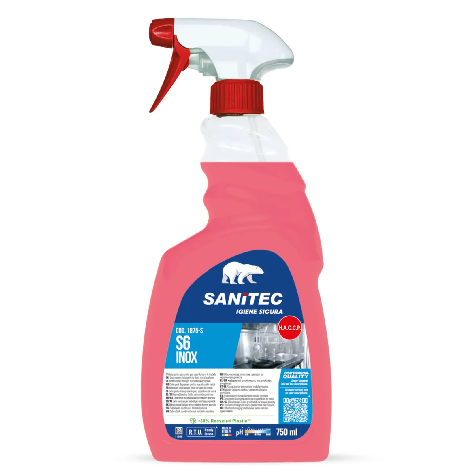 SANITEC Deterdžent za odmašćivanje S6 Inox 750ml