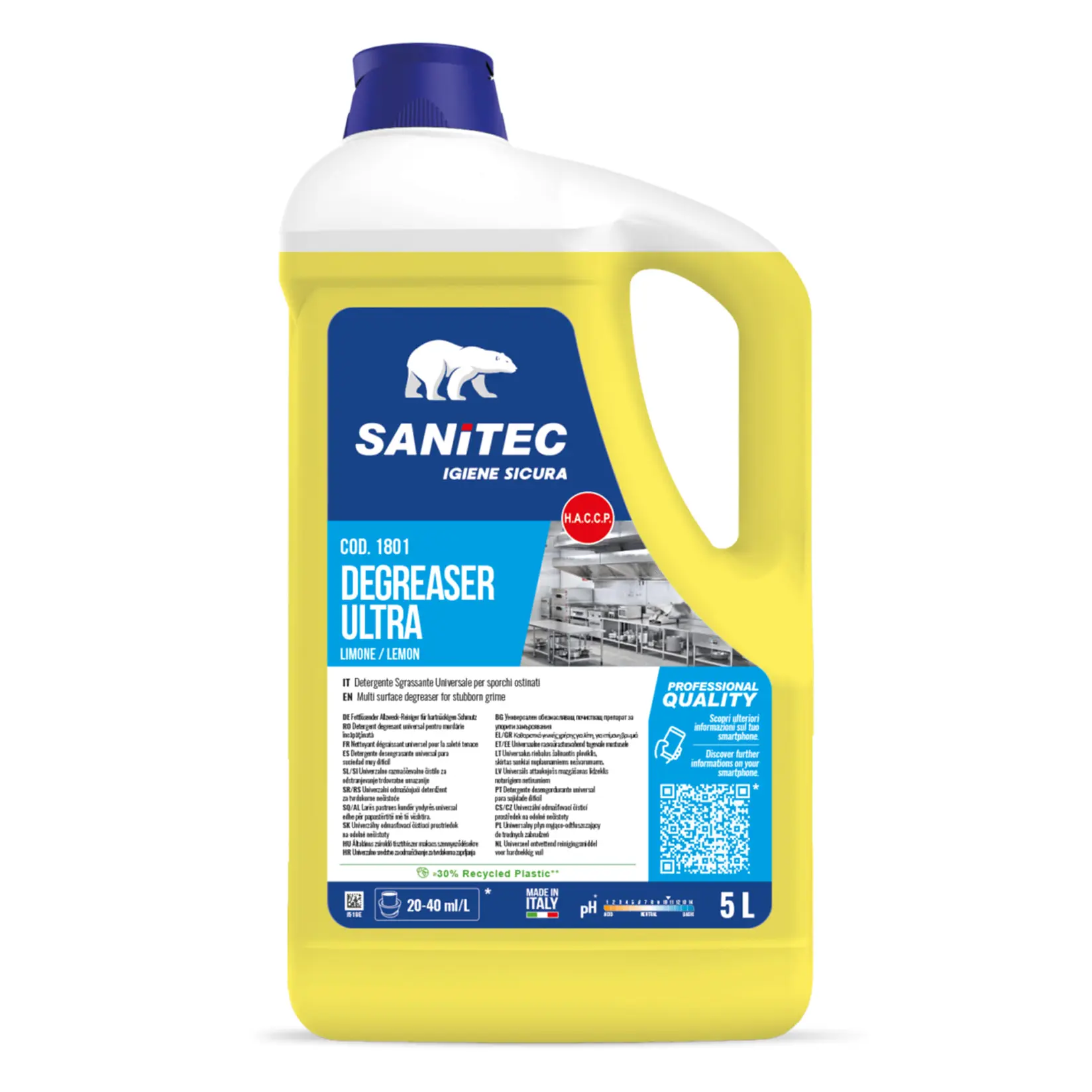 SANITEC Odmašćivač Degreaser Ultra 5l