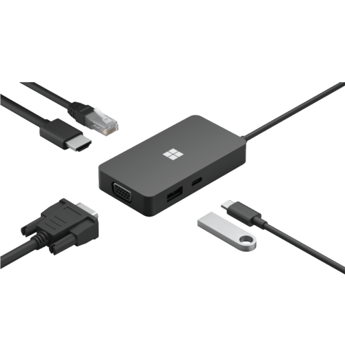 Microsoft Adapter USB-C Travel Hub USB-C3.2/USB-A/Eth/HDMI/VGA