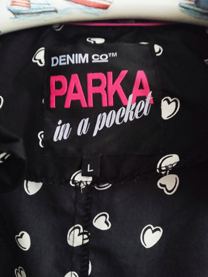 Denim Parka L