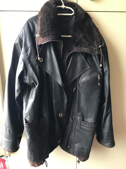 Vintage oversize kozna jakna made in Yugoslavia