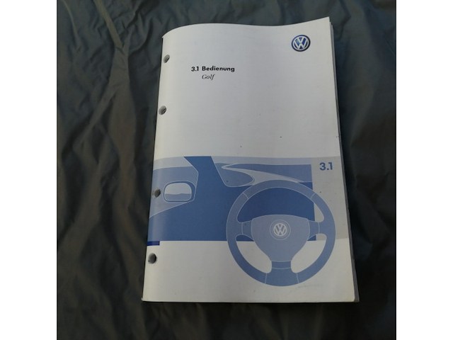 Knjiga za VW Golf 5 ( 3.1 )