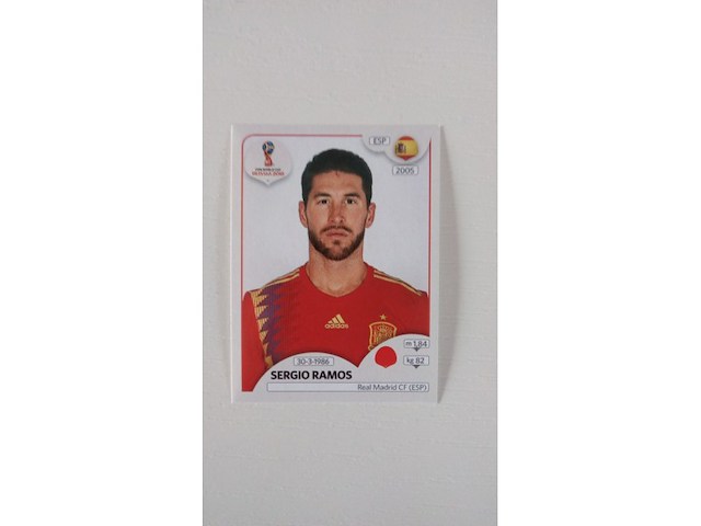 Panini FIFA 2018 Russia sličica broj 127
