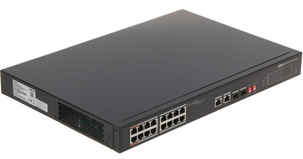Dahua POE switch PFS3218-16ET-135W 16CH 2x10/100/1000 Base-T(Combo). 2x1000 Base-X(Combo).16x10/100