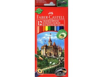 Drvene bojice Castell set - 12 boja (Faber Castel - Drvene)