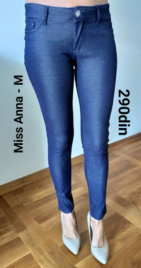 Miss Anna ženske teget pantalone M/38