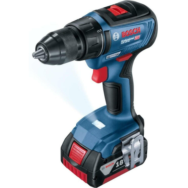 Bosch aku bušilica-šrafilica GSR 18V-50 + 43 delni set bitova