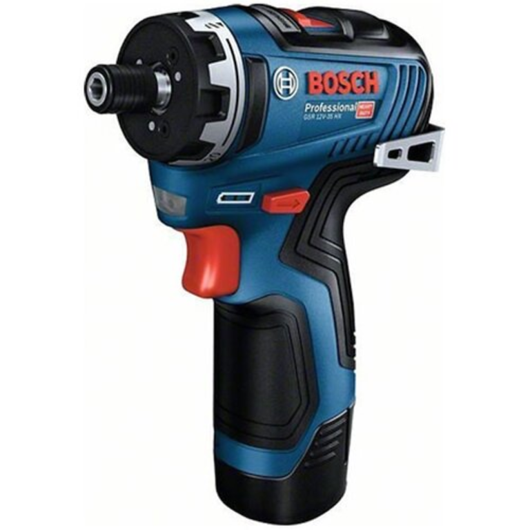 Bosch Akumulatorska bušilica-odvrtač, GSR 12V-35 HX 12V 2×3,0 Ah, 06019J9101