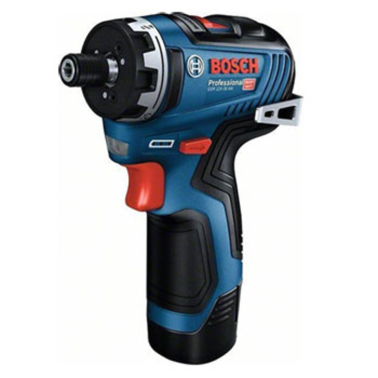 Bosch Akumulatorska bušilica-odvrtač, GSR 12V-35 HX, 12V 2×3,0 Ah + L-BOXX, 06019J9100