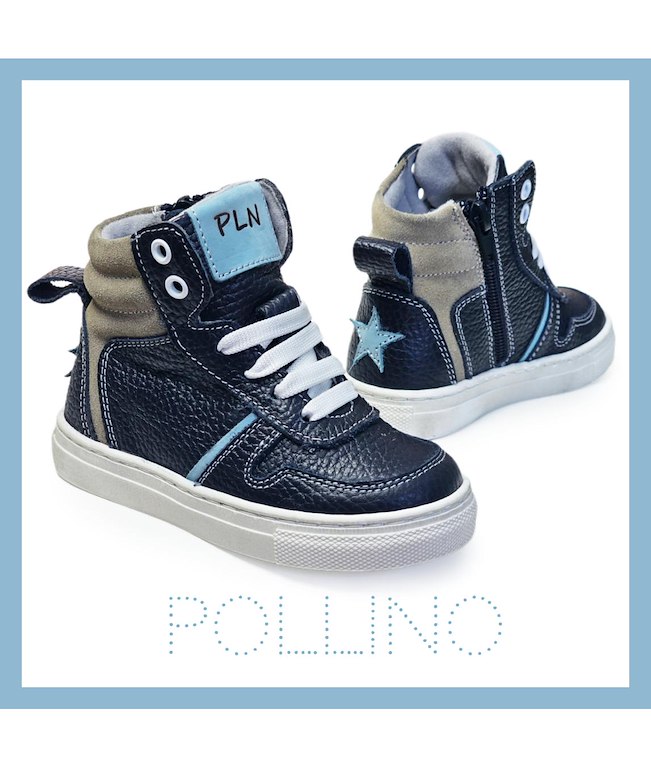 POLLINO DUBOKE CIPELE - DARK BLUE (24-29)