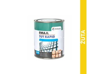 TRITONEX emajl za metal 3 u 1 rapid 0.75l žuta