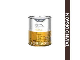 ZVEZDA nitro emajl za drvo i metal 0.75l braon