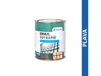 TRITONEX emajl za metal 3 u 1 rapid 0.75l plava