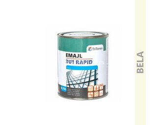 TRITONEX emajl za metal 3 u 1 rapid 0.75l bela