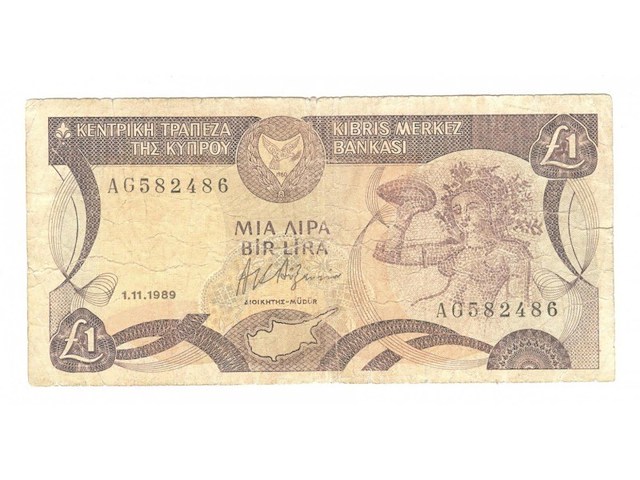 Kipar 1 pound 1989
