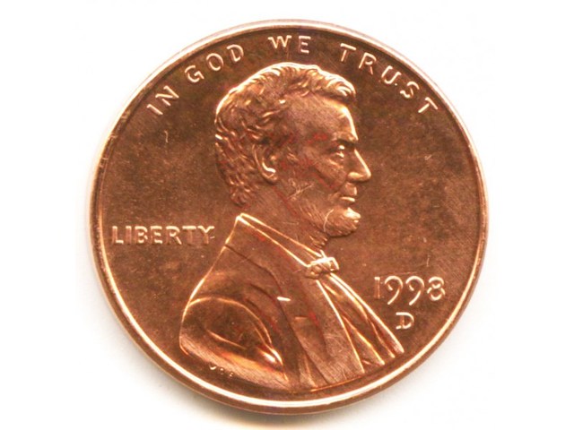 USA 1 cent 1998 D  UNC