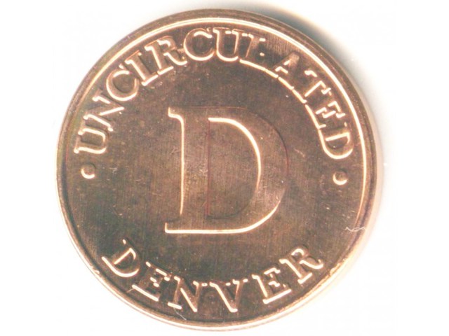 Token cent Denver UNC