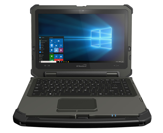 DT RESEARCH ​LT330 13.3" Rugged Laptop with Intel 10TH Generation Core i7 processor 8GB RAM Removable 256GB SSD