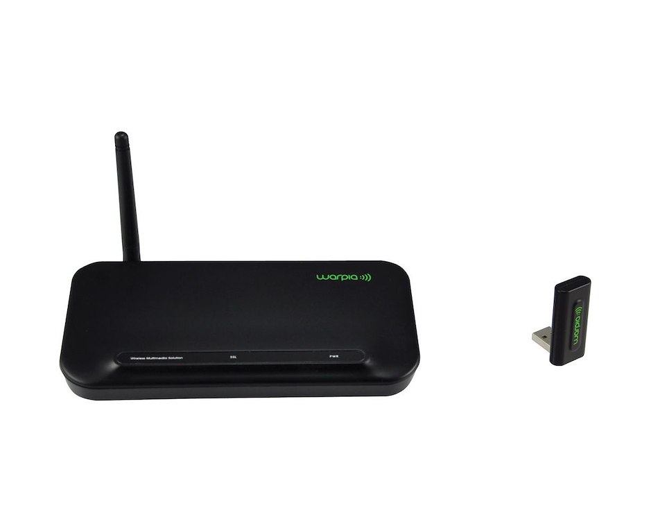 Warpia - StreamHD Wireless PC to TV Display Adapter With HDMI, VGA & Stereo Audio