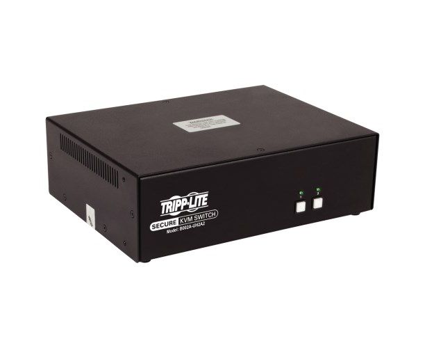 Tripp Lite 2-Port Dual-Monitor Secure KVM Switch, HDMI - 4K, NIAP PP3.0, Audio, TAA