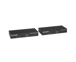 Black Box KVM Extender over Fiber Bundle - 4K, Single-Head, HDMI, USB 2.0, Serial, Audio, Local Video