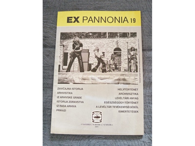 Ex Pannonia 19 - Istorijski arhiv Subotica