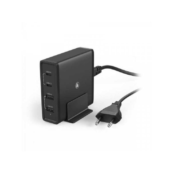 HAMA Stanica za punjenje 65W (2xPD USB-C, 2xUSB-A) 183376