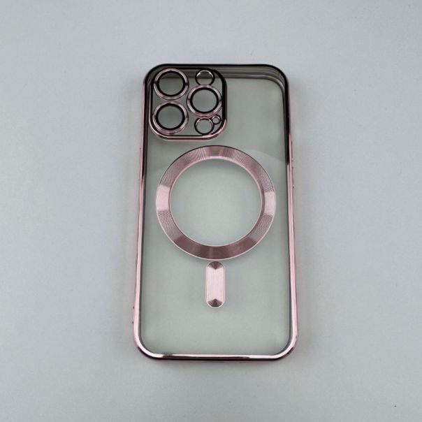 Silikonska futrola Magsafe Iphone 13 PRO, roze