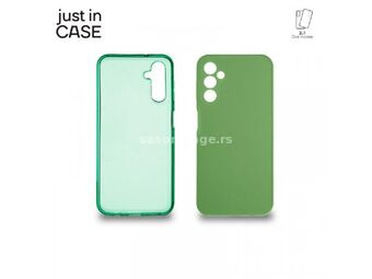 JUST IN CASE Futrola 2u1 Extra case MIX paket maski za Samsung Galaxy A14 4G/ zelena