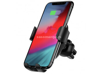 Auto drzac Devia Gravity Sensor Car Air Vent Wireless Charger Phone 10w