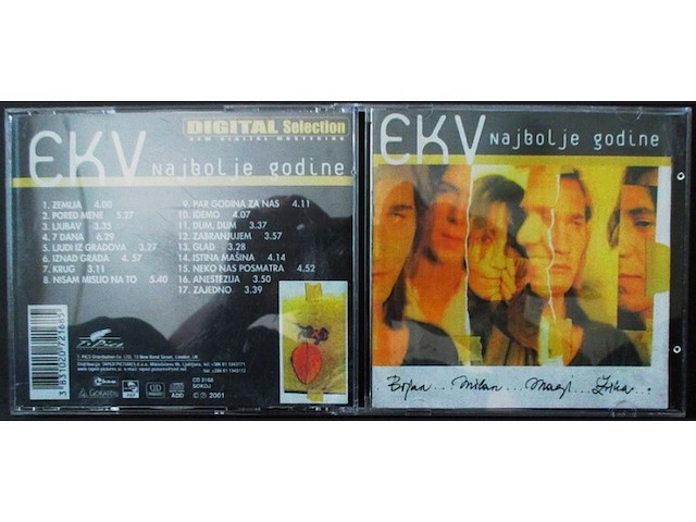 Ekv-Najbolje Godine Made in Slovenia CD (2001)
