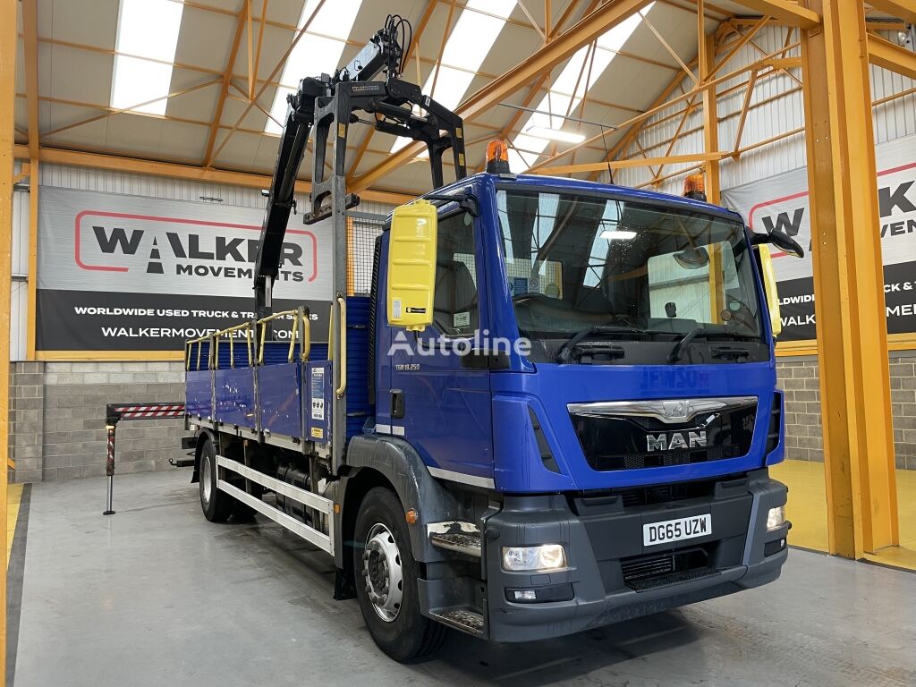 MAN TGM 18.250 *EURO 6*, 4X2 18 TONNE BRICK GRAB – 2015 – DG65 UZW kamion s ravnom platformom