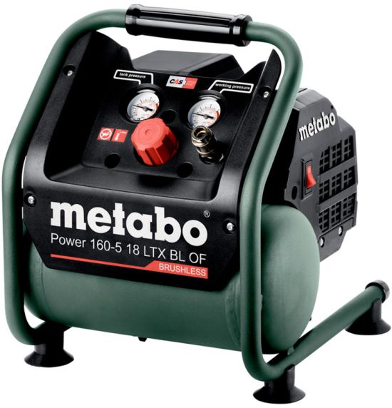 Akumulatorski kompresor Metabo POWER 160-5 18 LTX BL OF Solo; bez baterije i punjača (601521850)