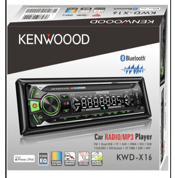 KENWOOD KWD-X16 AUTO RADIO