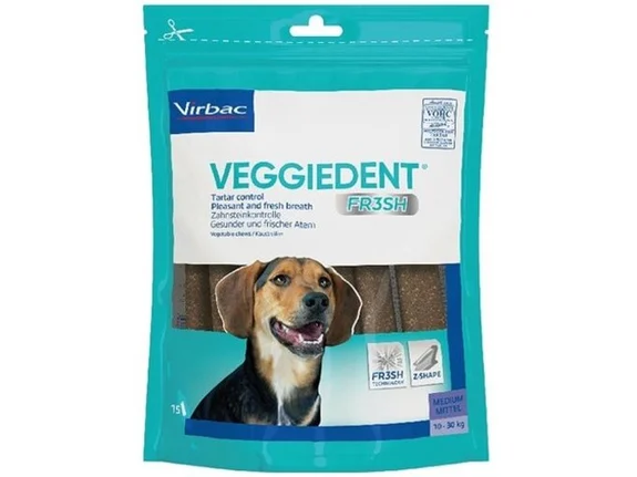 Virbac Lamele za oralnu higijenu Veggeident M 10-30kg