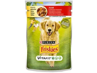 Friskies Hrana za pse adult Govedina i šargarepa žele 100g