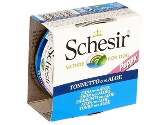 Schesir Hrana za štence tunjevina i aloja 150g