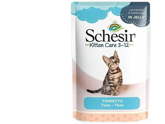 Schesir Hrana za mačiće Kitten Tuna žele 85g