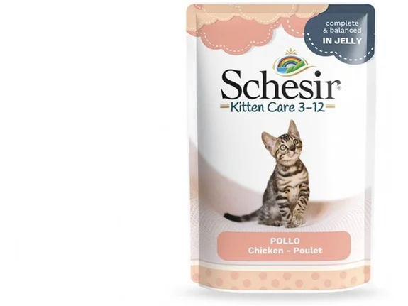Schesir Hrana za mačiće Kitten Piletina žele 85g