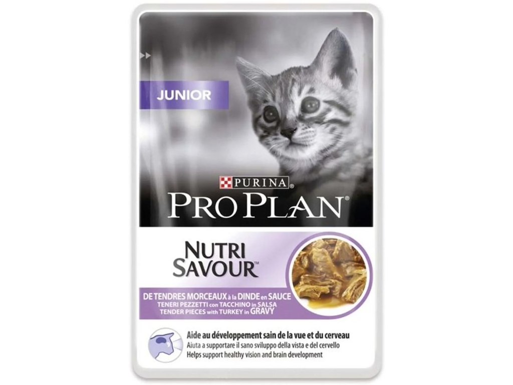 Purina Pro Plan Hrana za mačke Nutri savour Delicate Junior ćuretina 85g